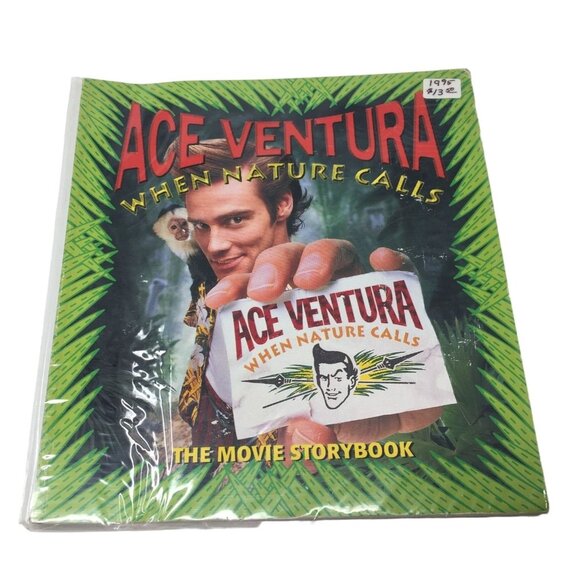 Other | Vintage 1995 Ace Ventura When Nature Calls The Movie Storybook ...